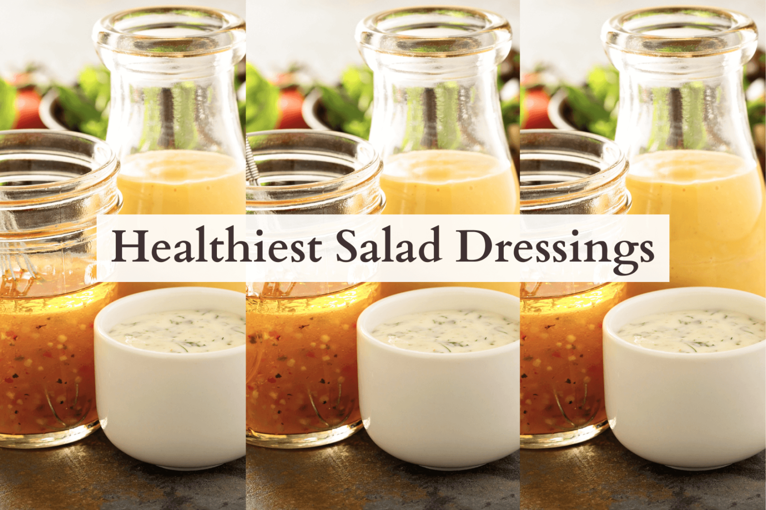 Best Healthy Salad Dressings - Low-Sugar, Seed-Oil Free - In On Around